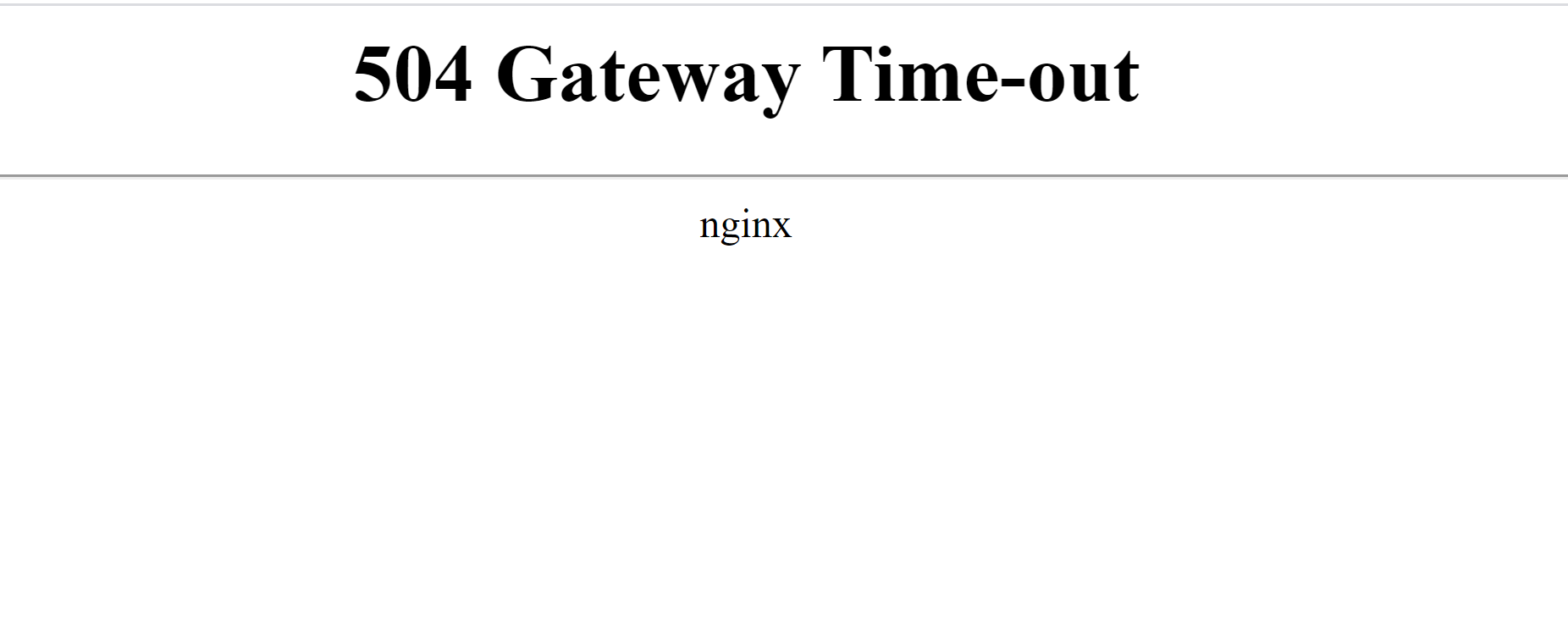 Bulk Domain NS Update Gives 504 Gateway Time out Nginx 